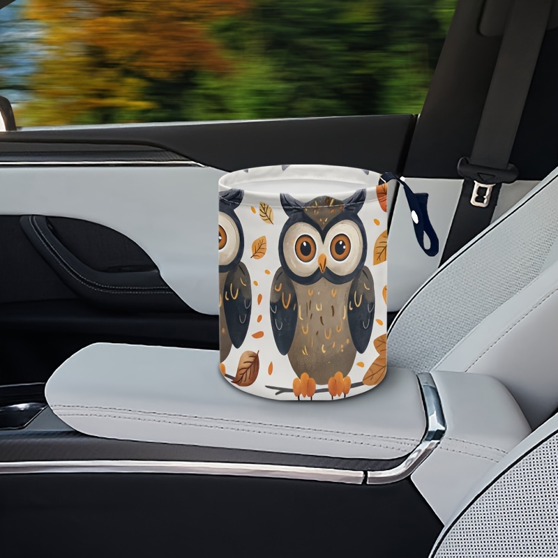 Owl themed Car Trash Versatile Organizer Kitchen Camping - Temu