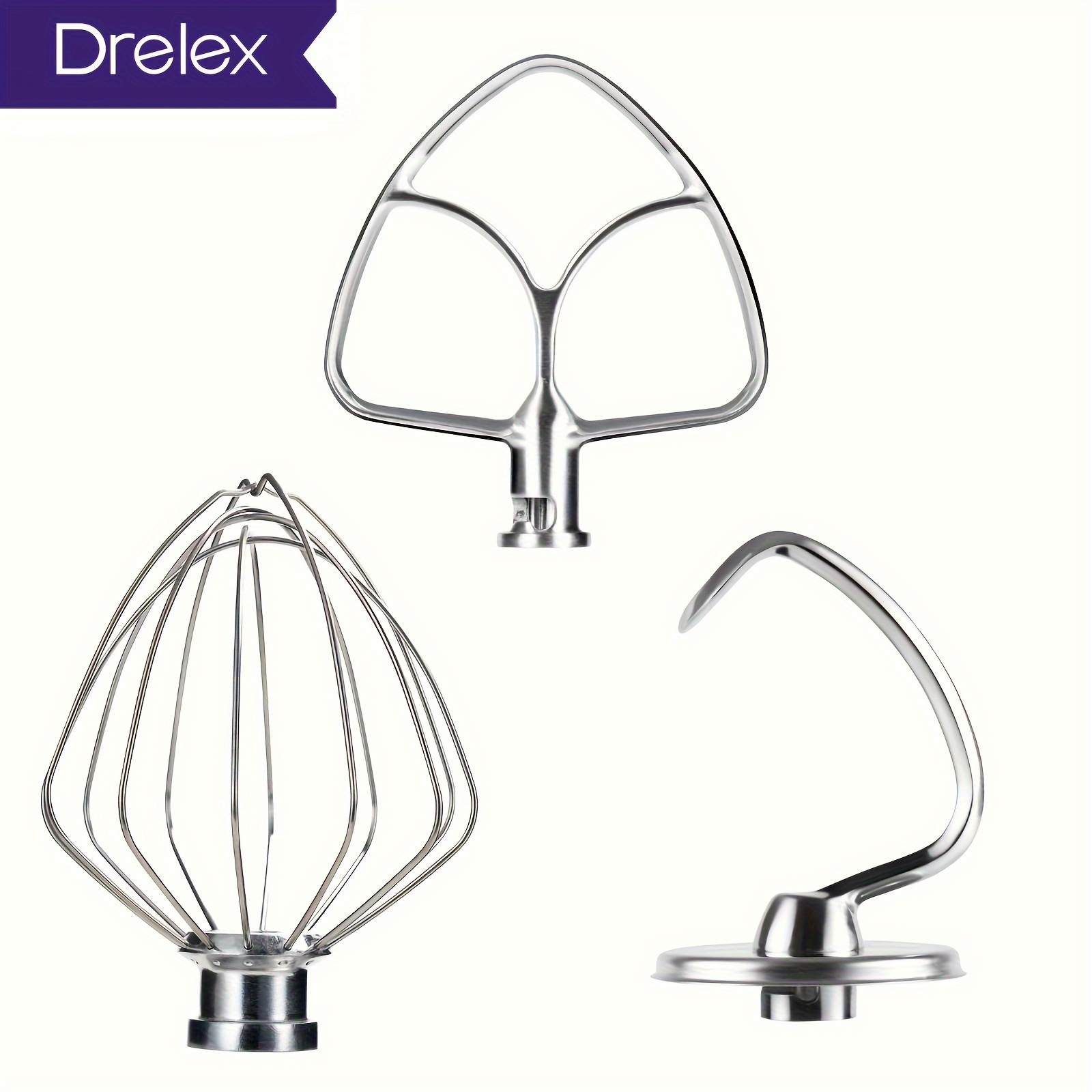stainless steel kitchen accessories set mixer attachments - Temu