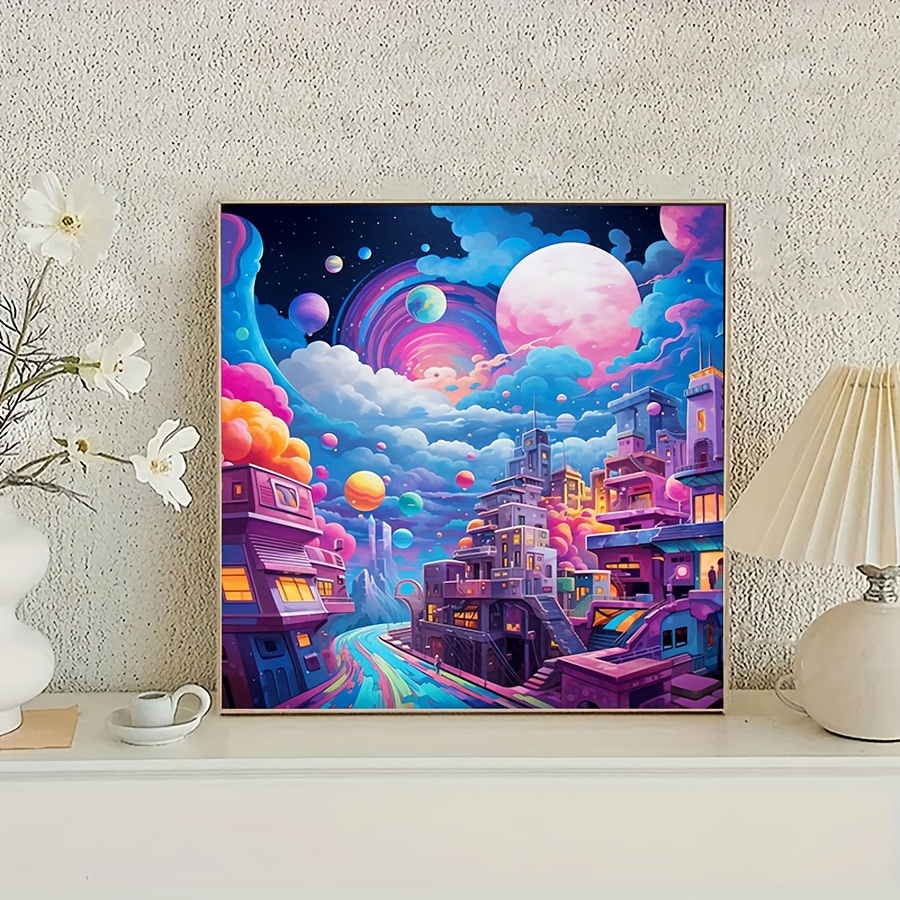 5d World Beautiful Night Pattern Diamond Art - Temu Ireland