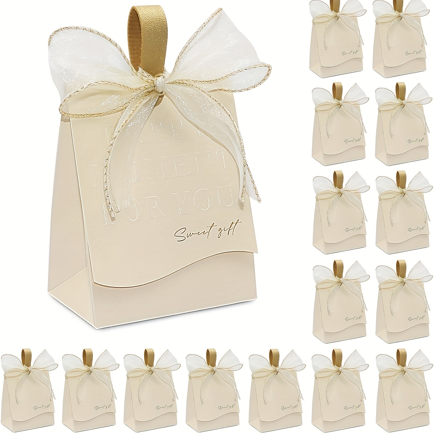 Wedding Candy Boxes Sweet Wedding Favour Treat Boxes Handle - Temu Ireland