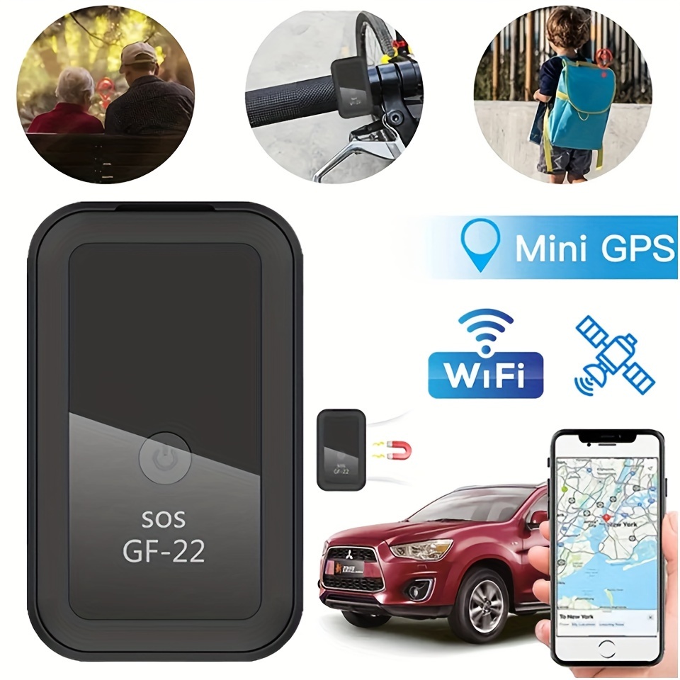 Magnetic GF22 GPS Tracker Cihazı Ses Kontrolü Anti-Kayıp Cihazı Lokalizatör Mini Hassas ...