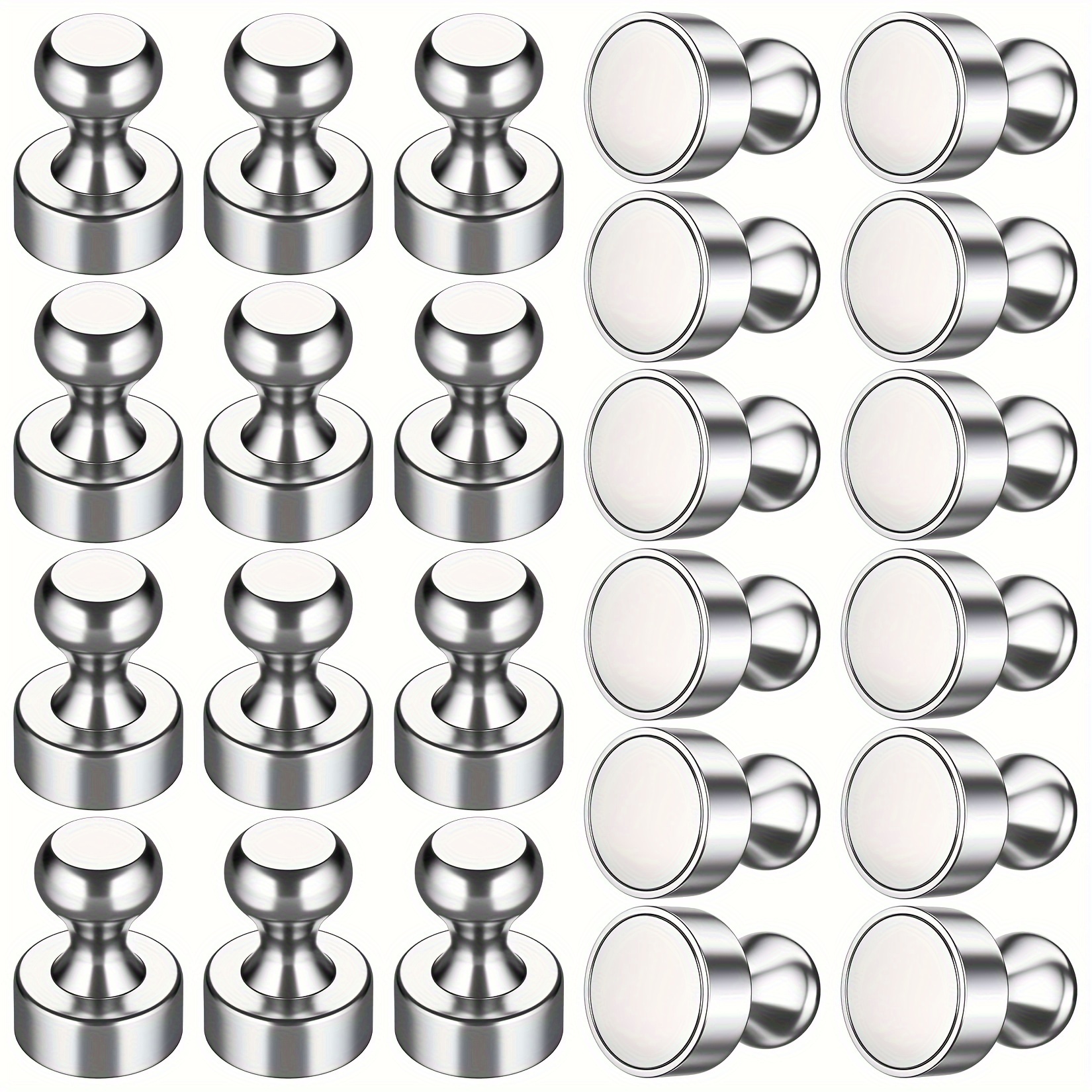 Cubicle Leaf Thumb Tacks 50 Count 1.7 Inch Jumbo For Cork Board, Giant ...