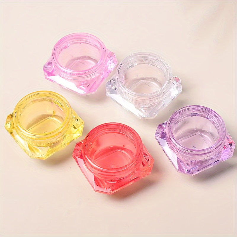 Diamond shaped Cream Jars Leak proof Refillable Cosmetic - Temu