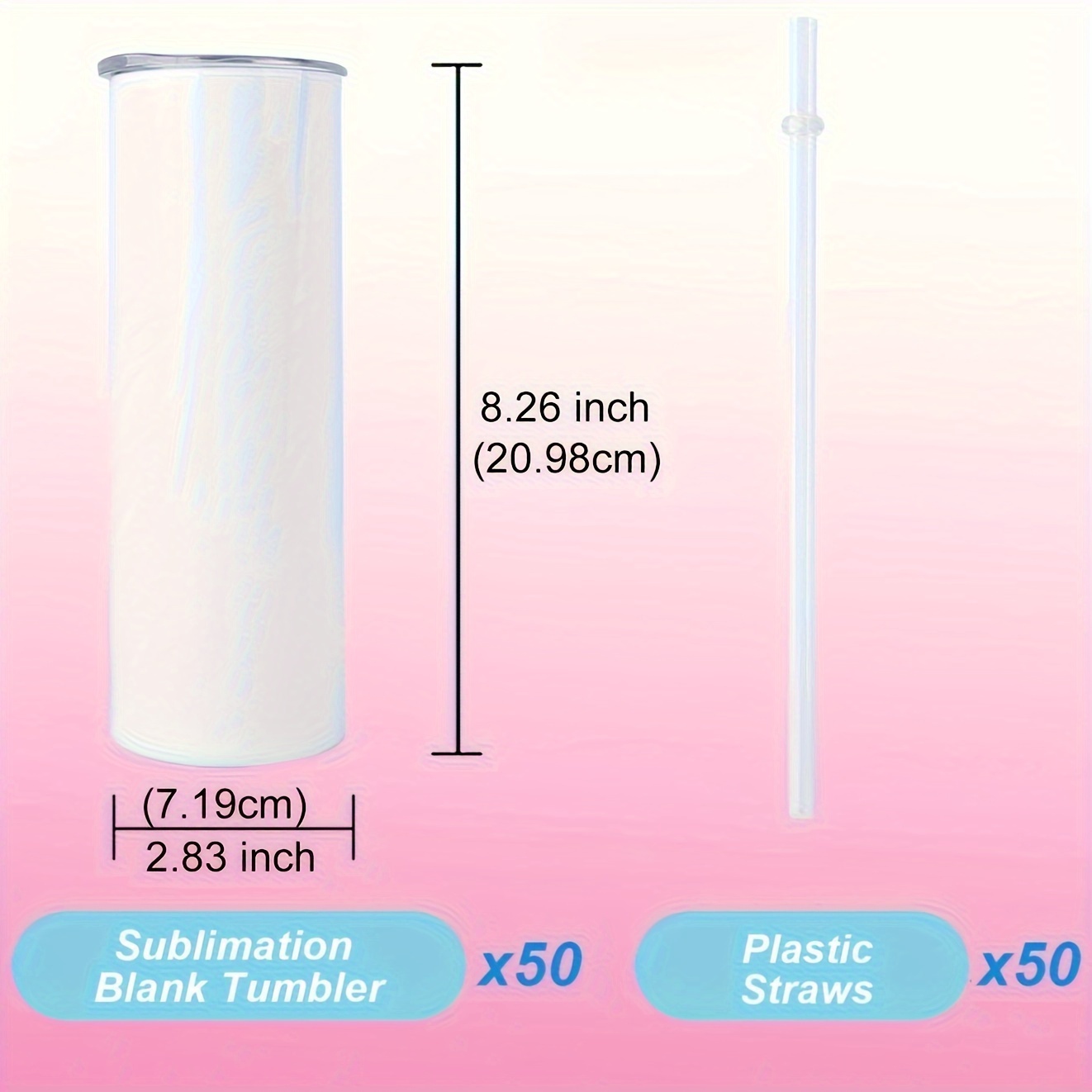 Hot Double Wall Stainless Steel White Sublimation - Temu