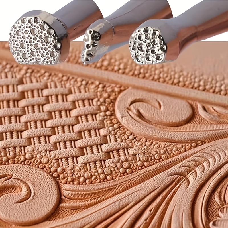 leather stamping tools sold on Temu United States