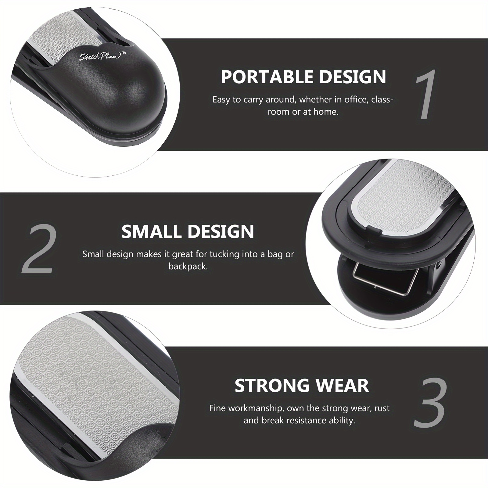 2pcs Pencil Sharpener, Charcoal Pen Tip Sandpaper Grinder, Art Student ...