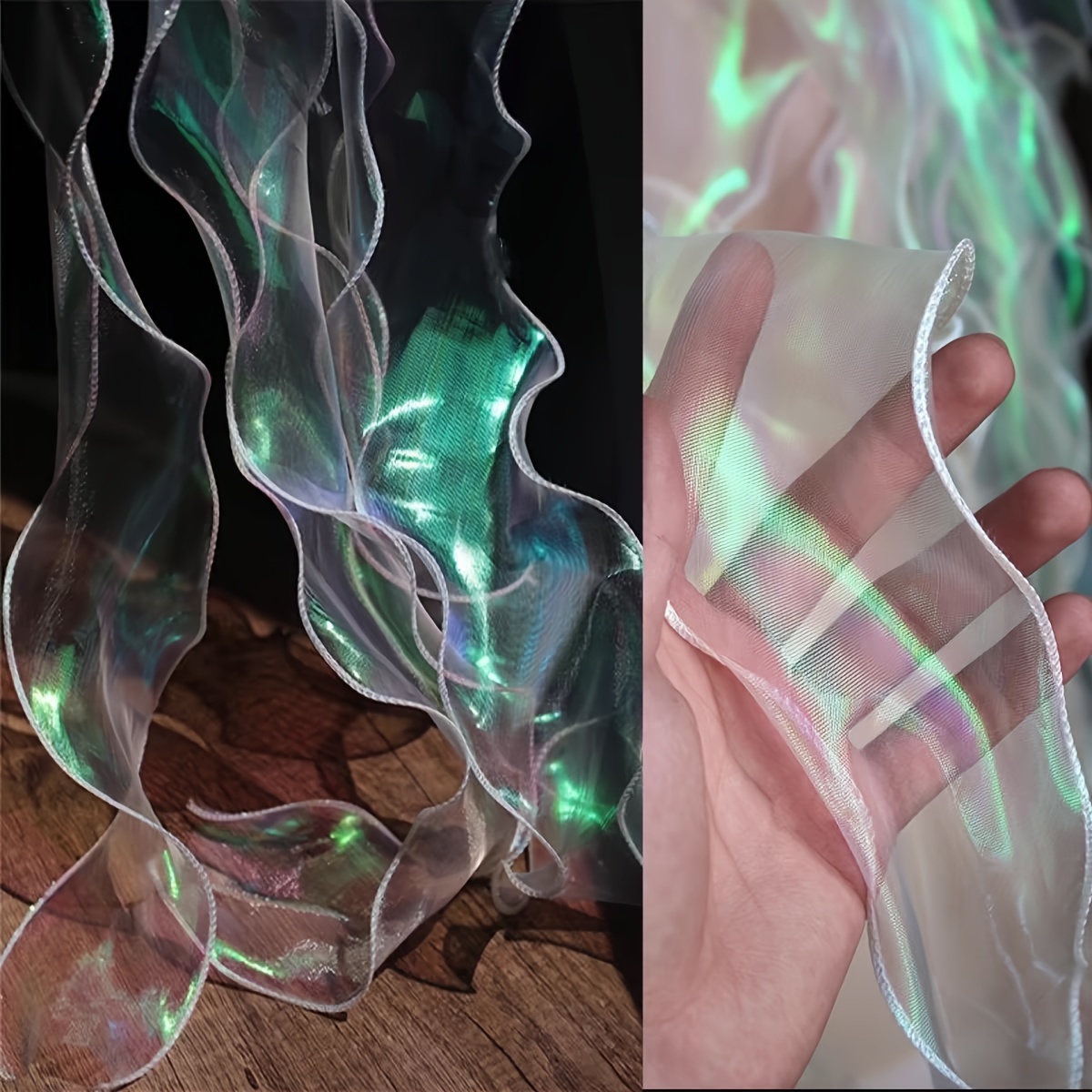 3 Yards Wide Mermaid Water Wave Ruffles Symphony Fish Tail - Temu