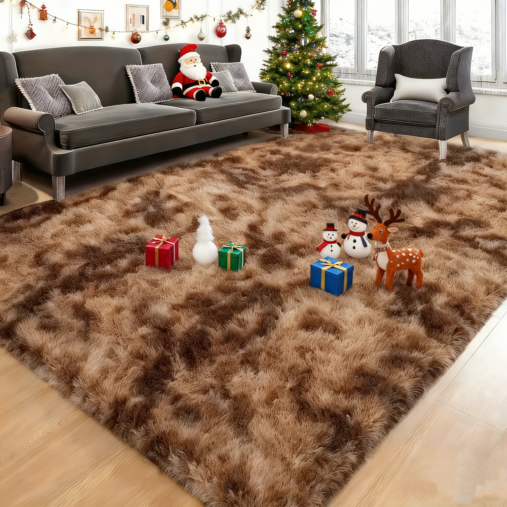 blue area rugs sold on Temu United States