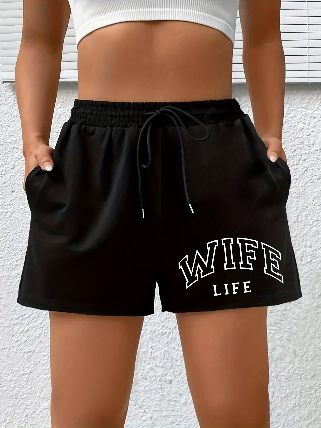 Letter Graphic Sports Shorts Quick Drying Comfortable - Temu Canada