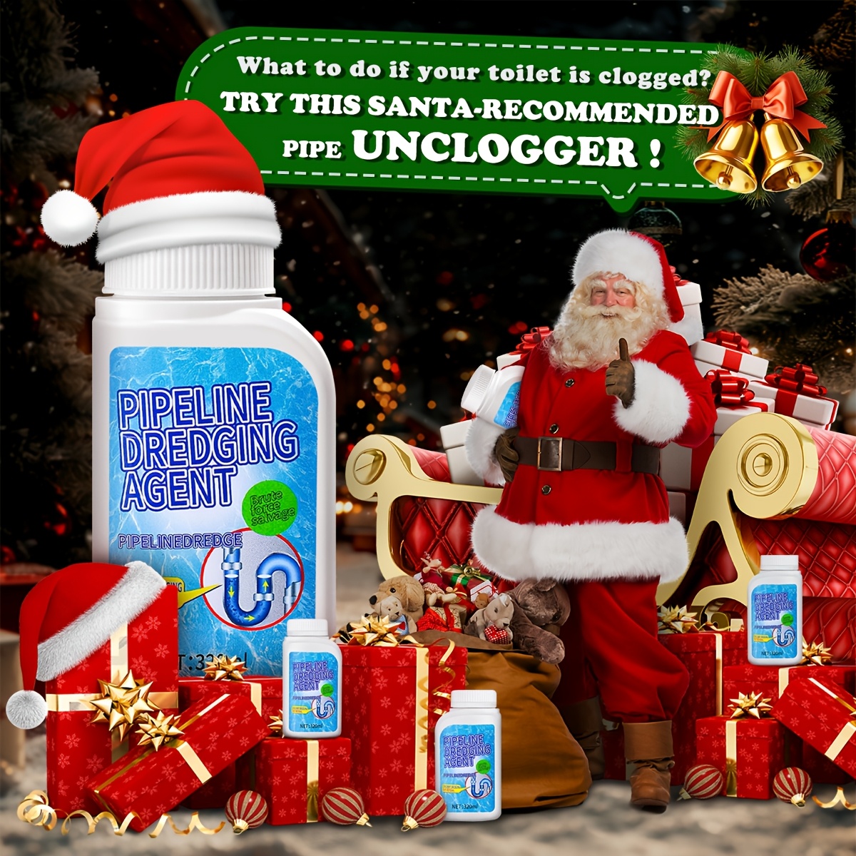 drain cleaner sold on Temu United States