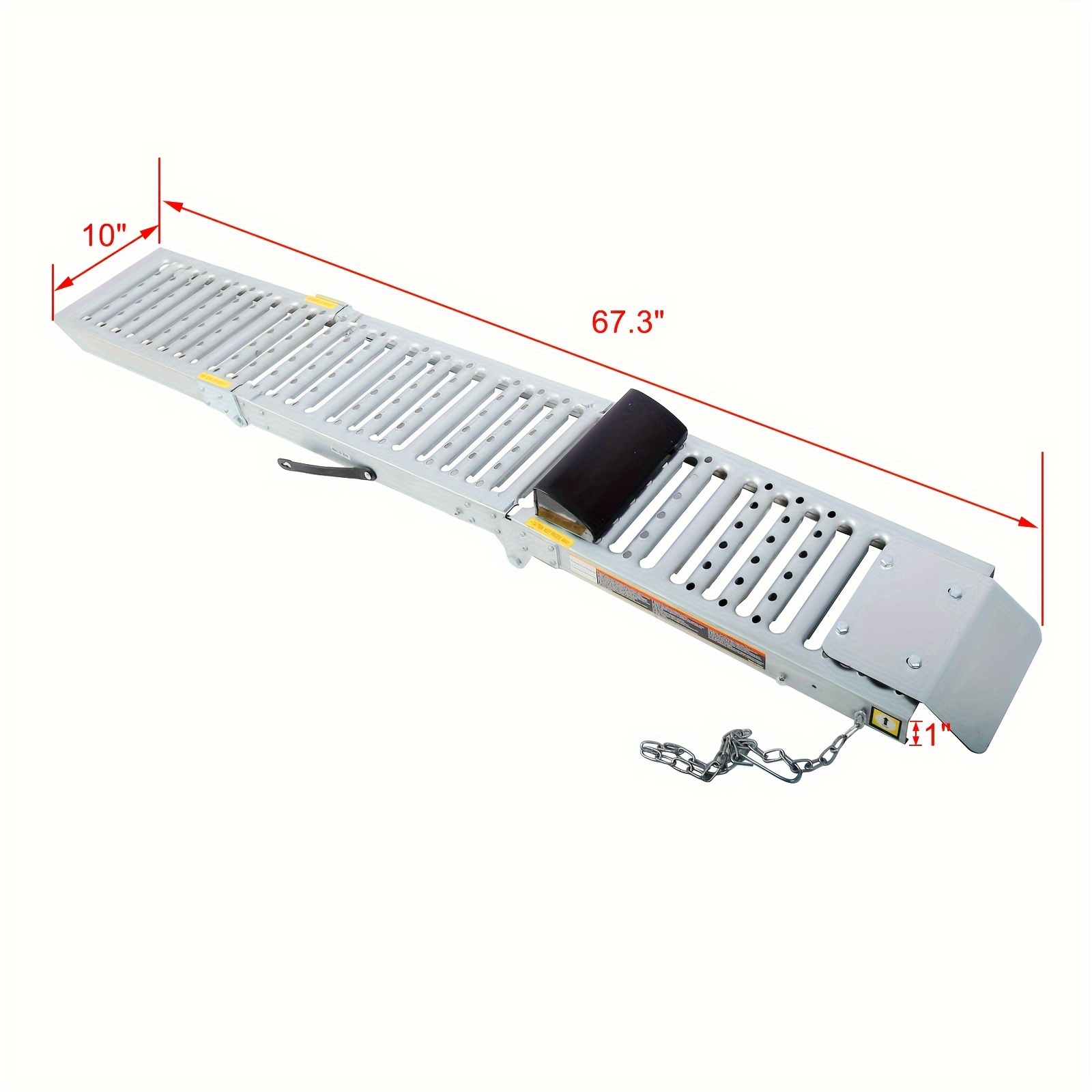 For Oil Changes, 2pcs Foldable Ferruginous Car Ramp For Jack Support ...