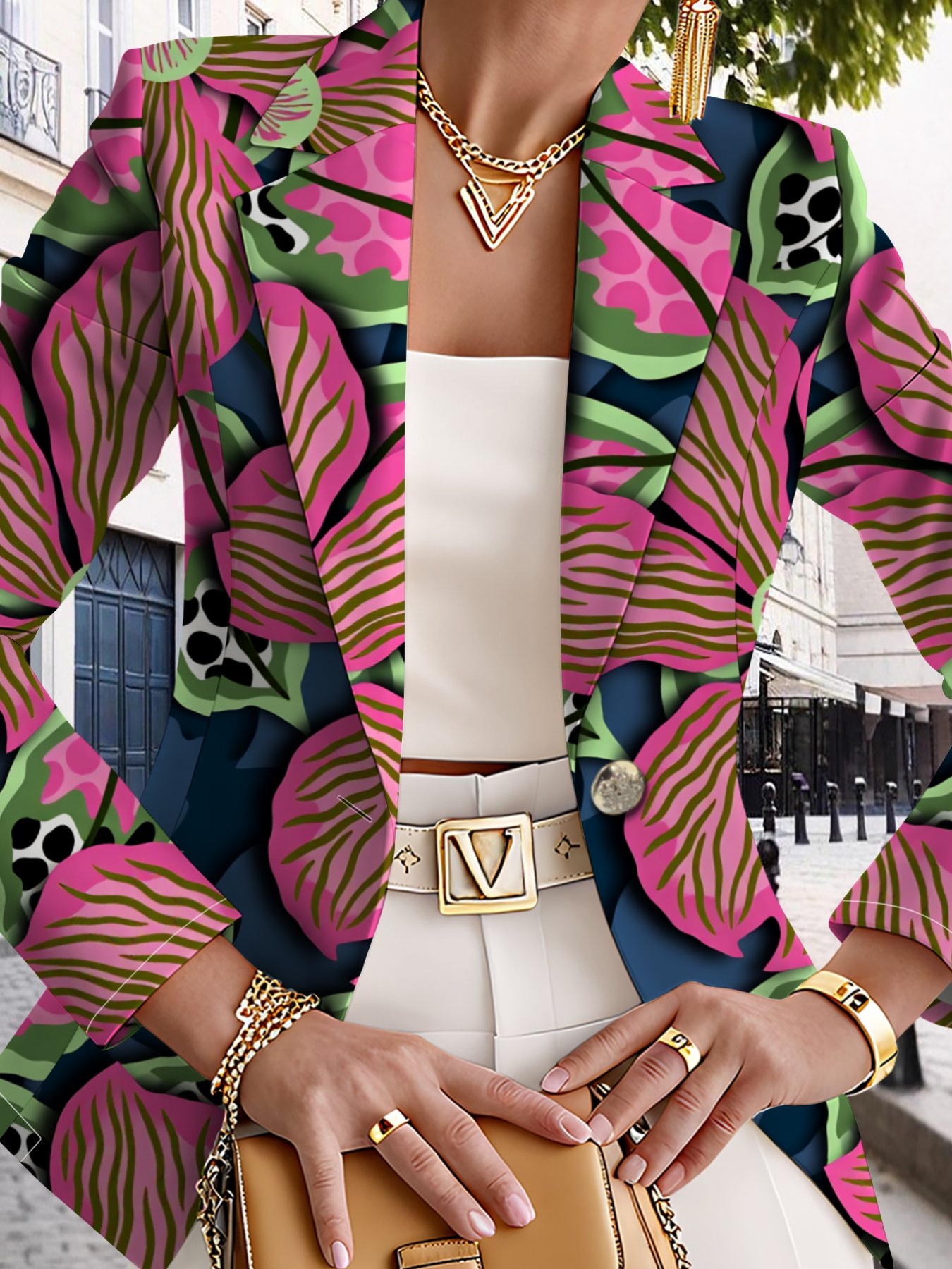 lapel jacket women sold on Temu United States
