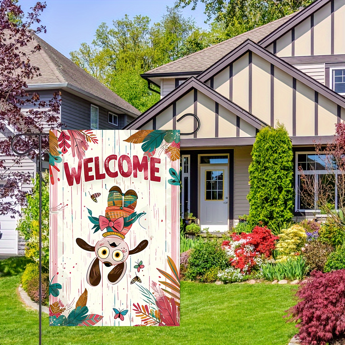 owl flag greeting banner spring decor eid al | temu Temu Australia