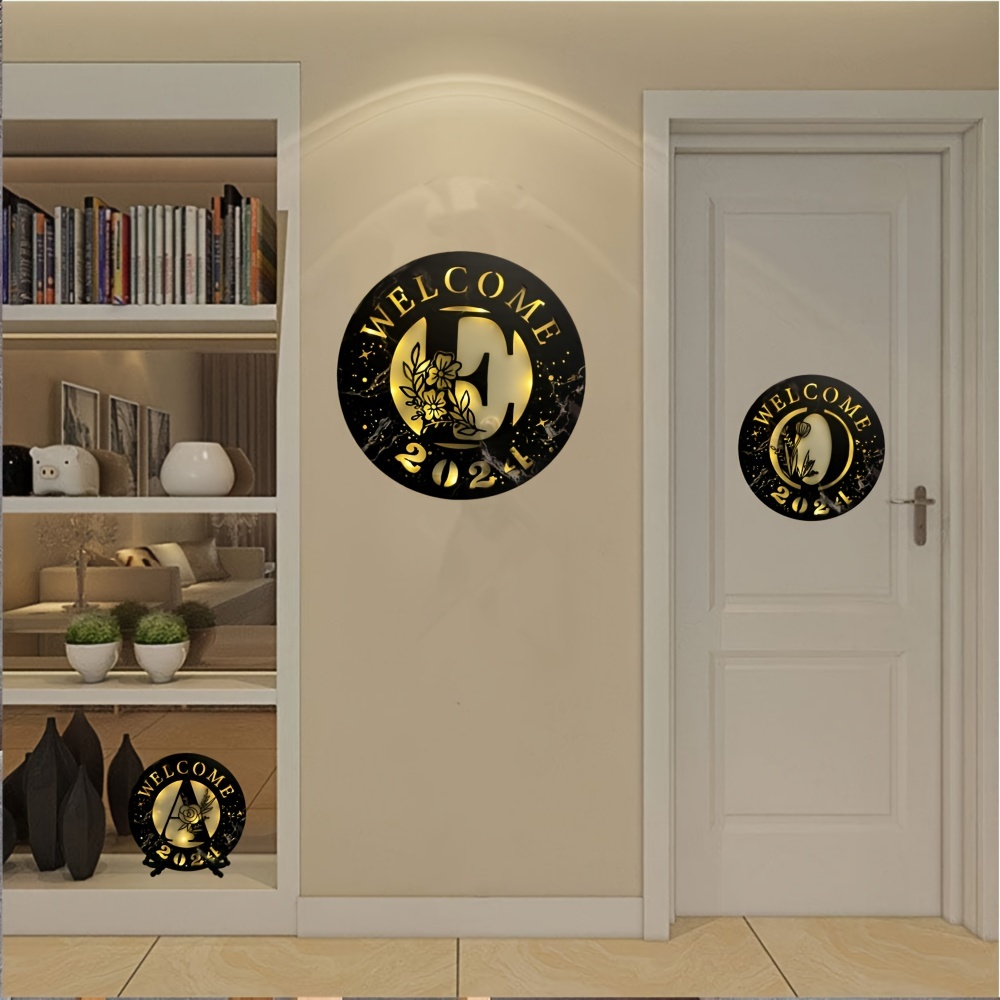 Welcome Theme Kd Base Laser Engraved Uv Color Printed Led - Temu Ireland