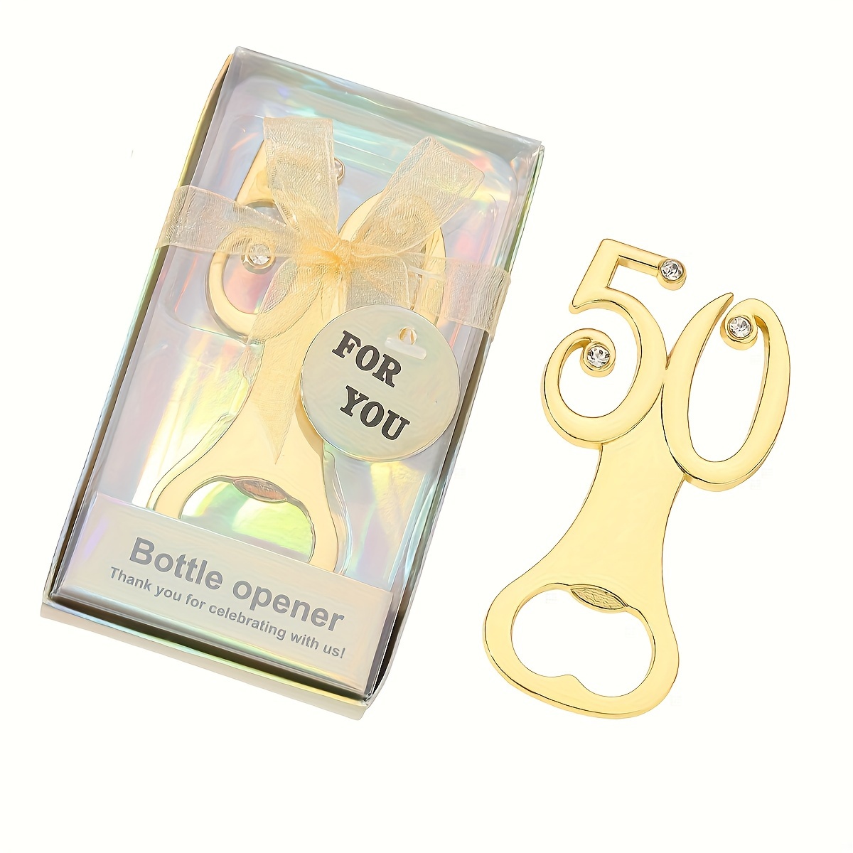 1 gab. 50. jubilejas alus pudeles attaisītājs zelta numurs - Temu Latvia