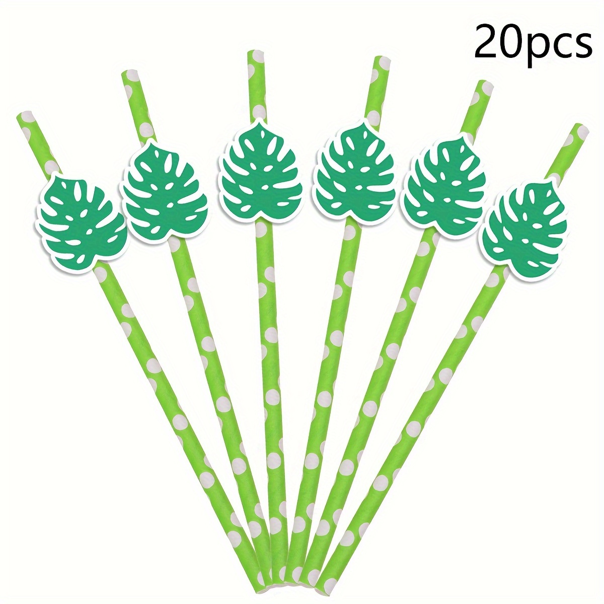 20 قطعة من المصاصات الورقية المبتكرة للاستعمال مرة واحدة مع - Temu Qatar