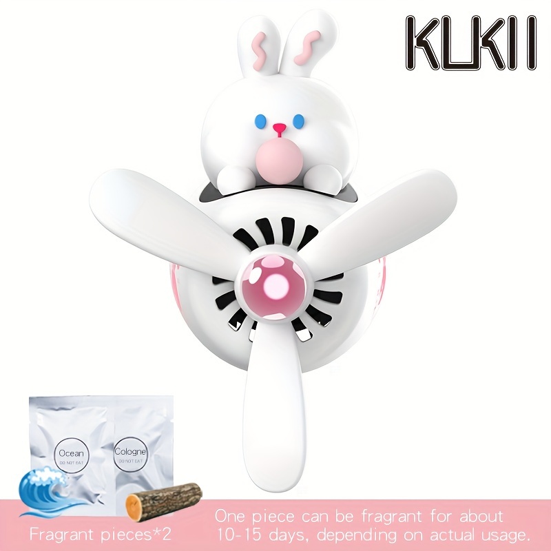 1 cute animal pilot car air freshener panda rabbit Temu United Kingdom