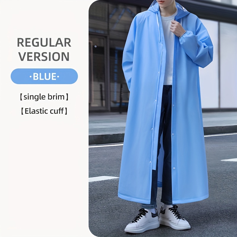 Long Raincoat Adults Thickened Rain Cape Riding In Heavy - Temu United ...