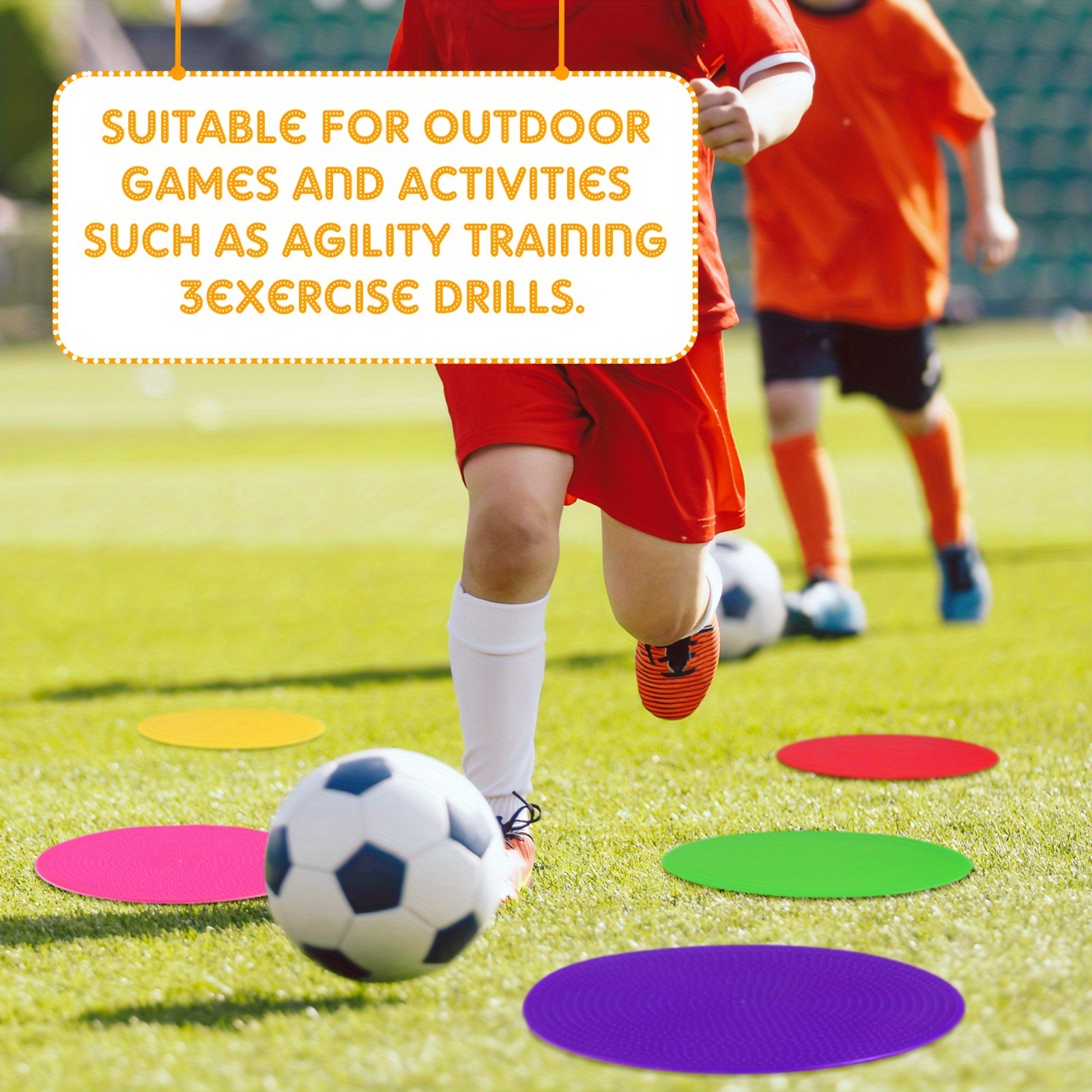 90 Pcs 9 Inch Tpe Matte Spot Markers Floor Spots For Classroom ...