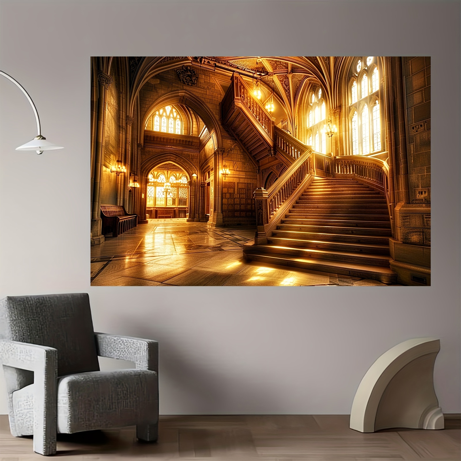 Vintage Medieval Castle Interior Backdrop Retro Archway - Temu United ...