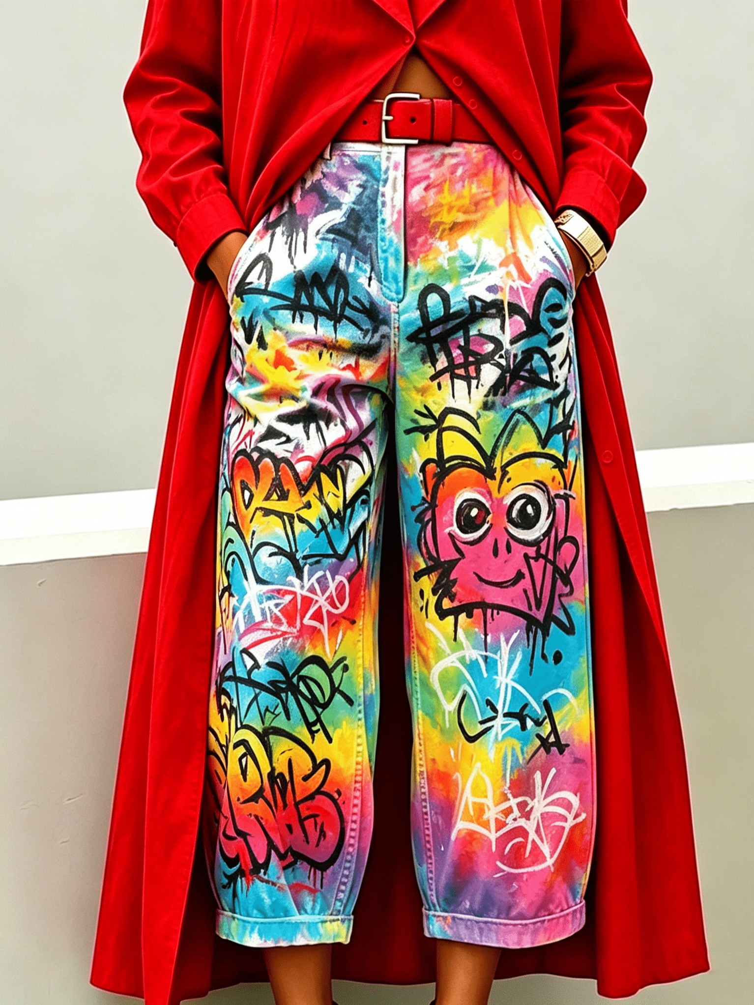paint jeans sold on Temu United States