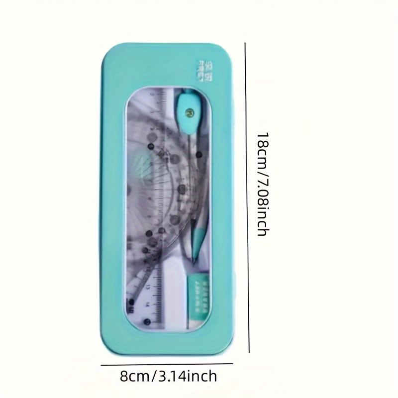 Student Drawing Compass Kit Metal Storage Box - Temu United