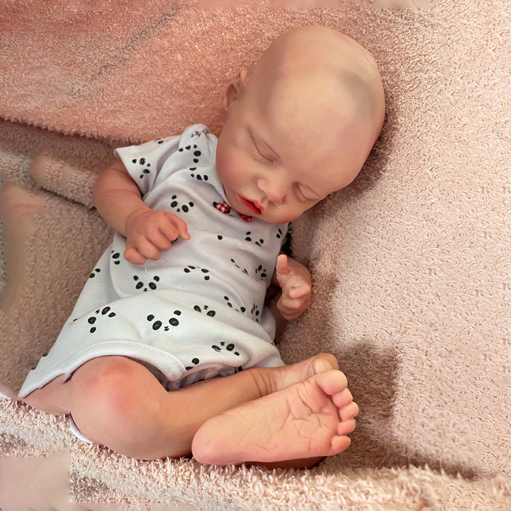 Silicone Doll Reborn Doll Small Toy Realistic Soft Full Body - Temu