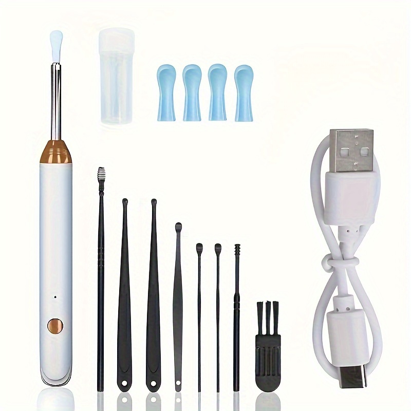Ear Wax Removal Tool Set Ear Cleaner Camera Earwax Removal - Temu ...