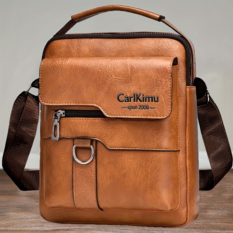 mens shoulder bags sold on Temu United States