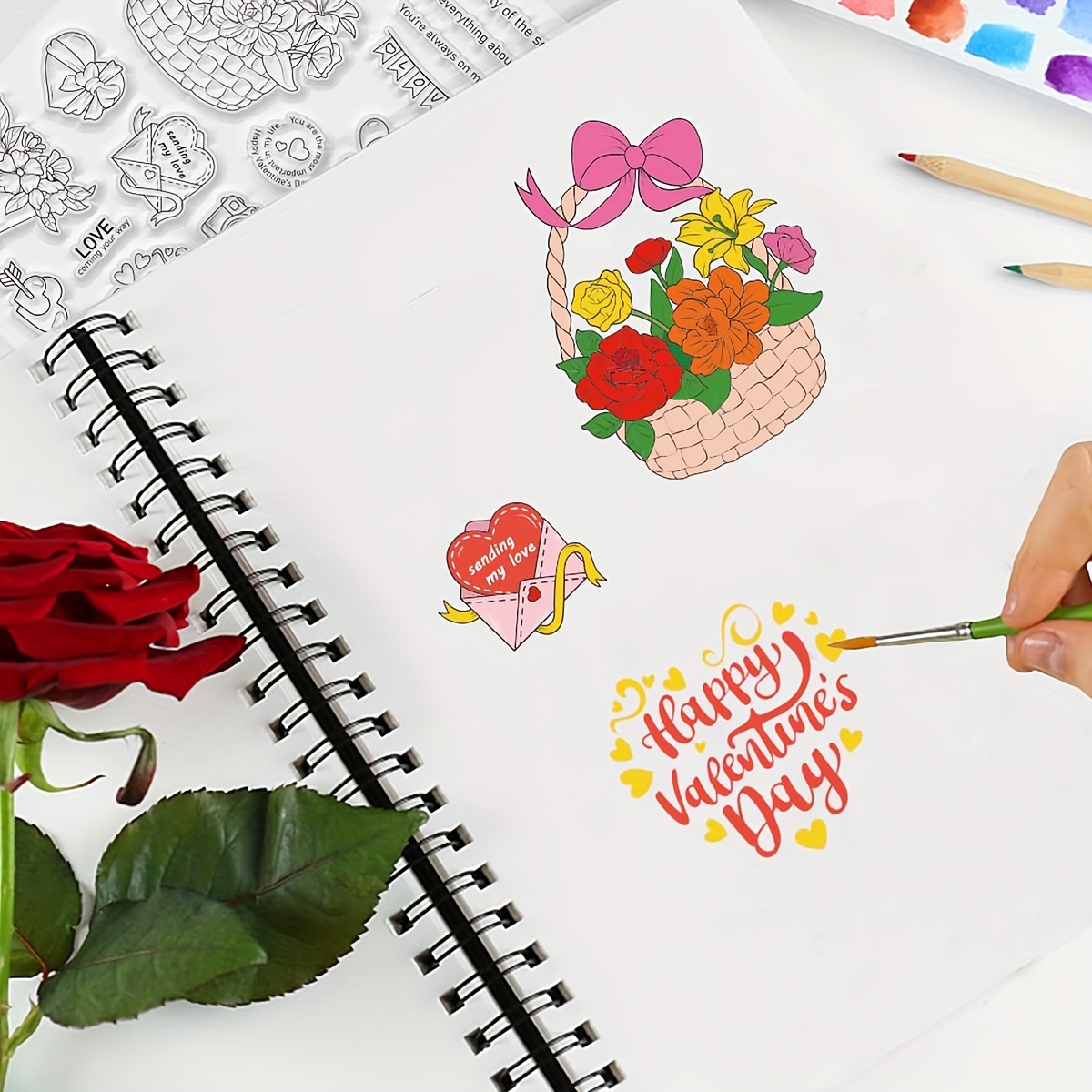 2024 new transparent silicone stamps metal cutting dies - Temu Canada