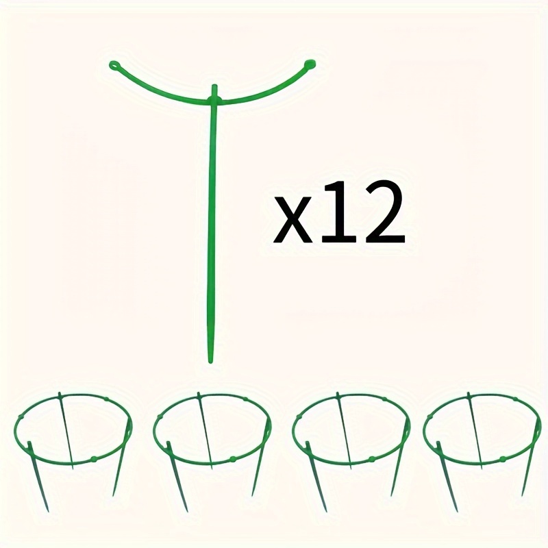 Plant Support Plant Stakes Half Round Plant Support Ring - Temu Canada