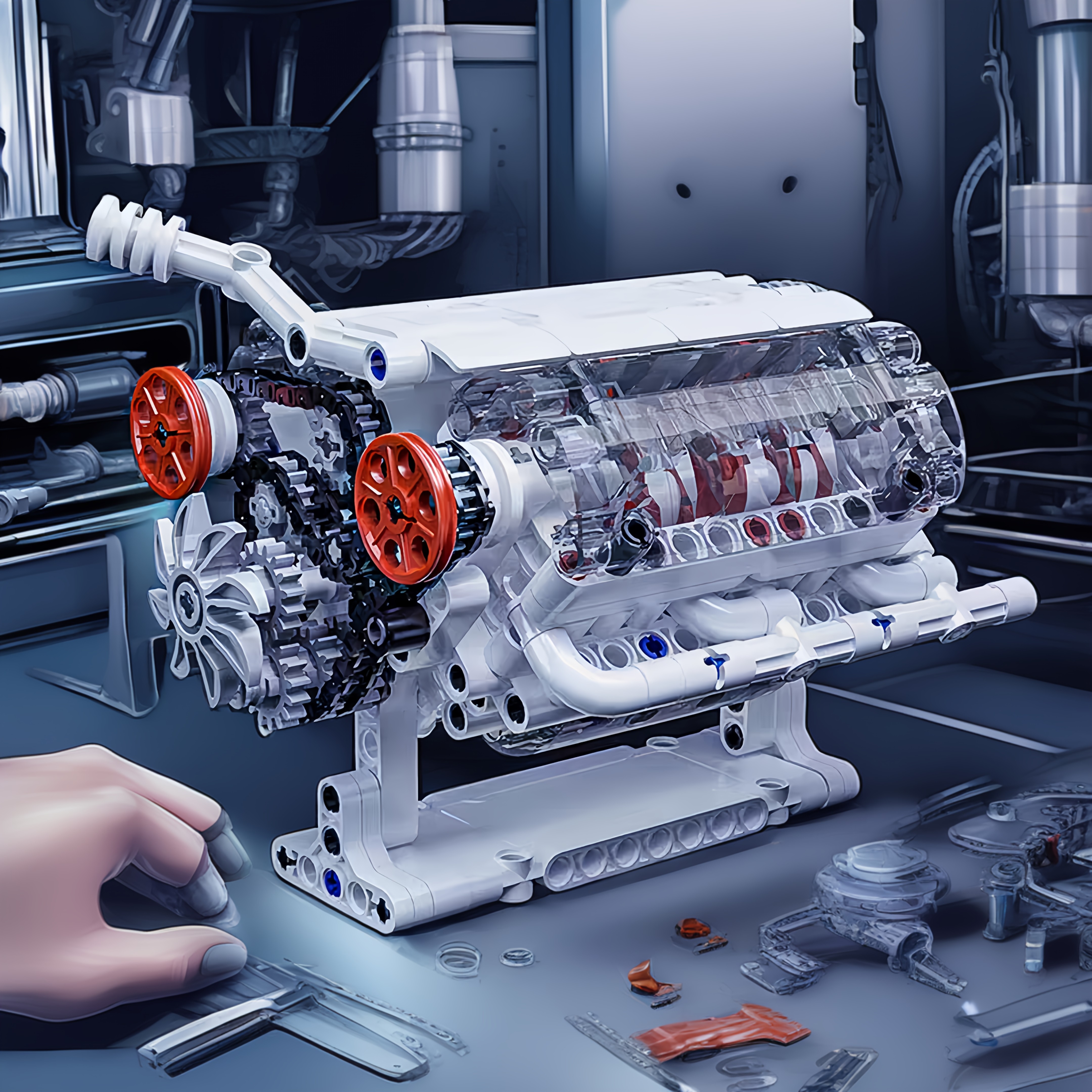 engine kit sold on Temu United States