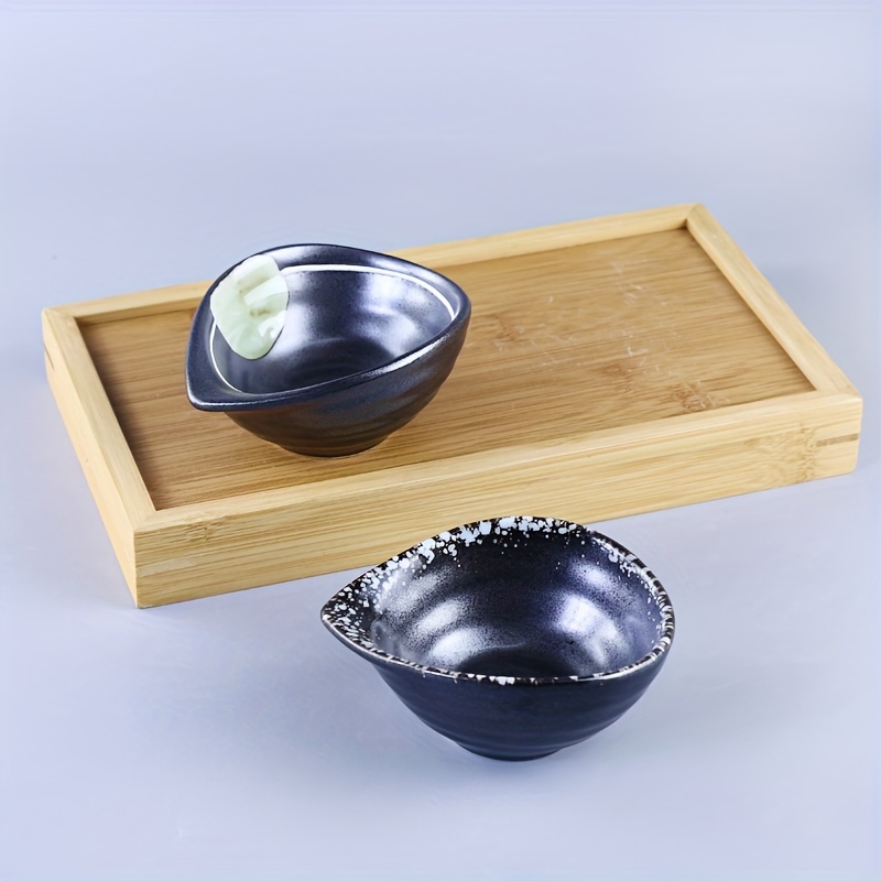 Retro Ceramic Dishes Sauce Dipping Plates Creative Ceramic - Temu