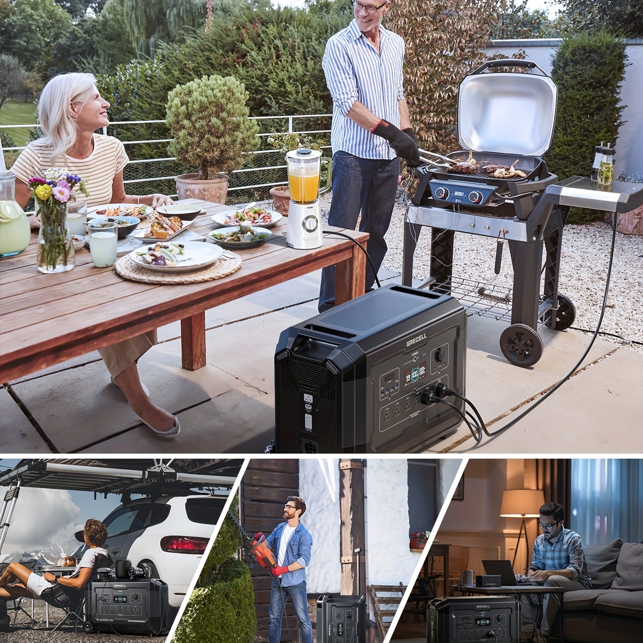 Portable Power Station 5040wh Solar Generator Lifepo4 Home - Temu