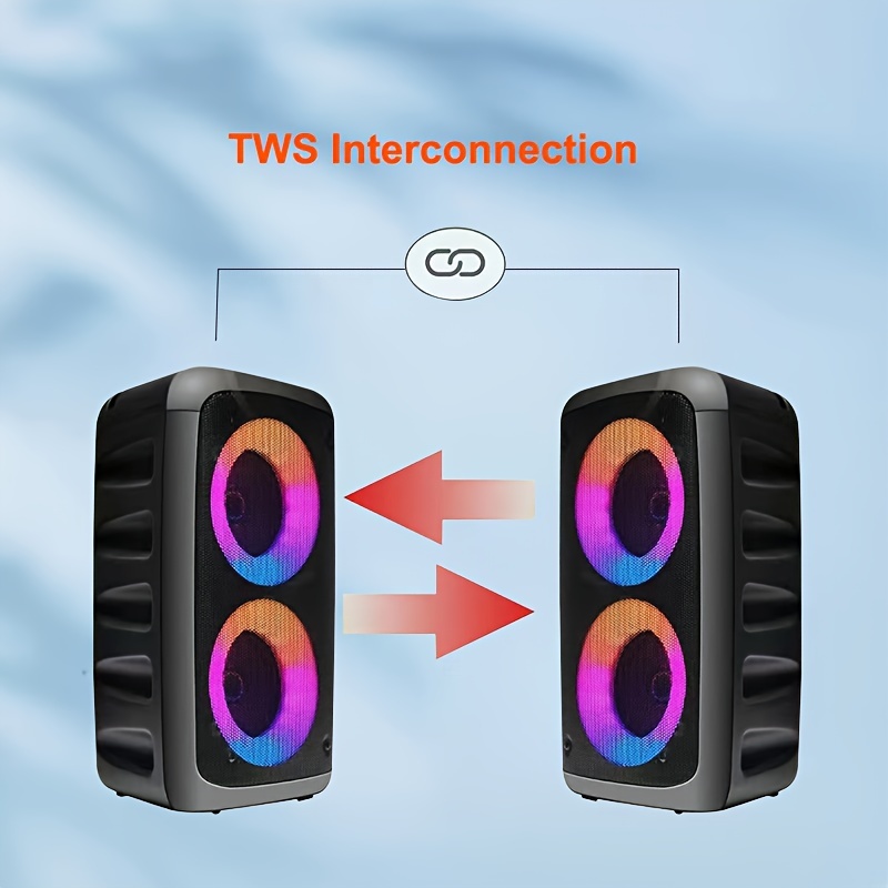 Abs 3202 Outdoor Speaker Portable Multifunctional Party - Temu