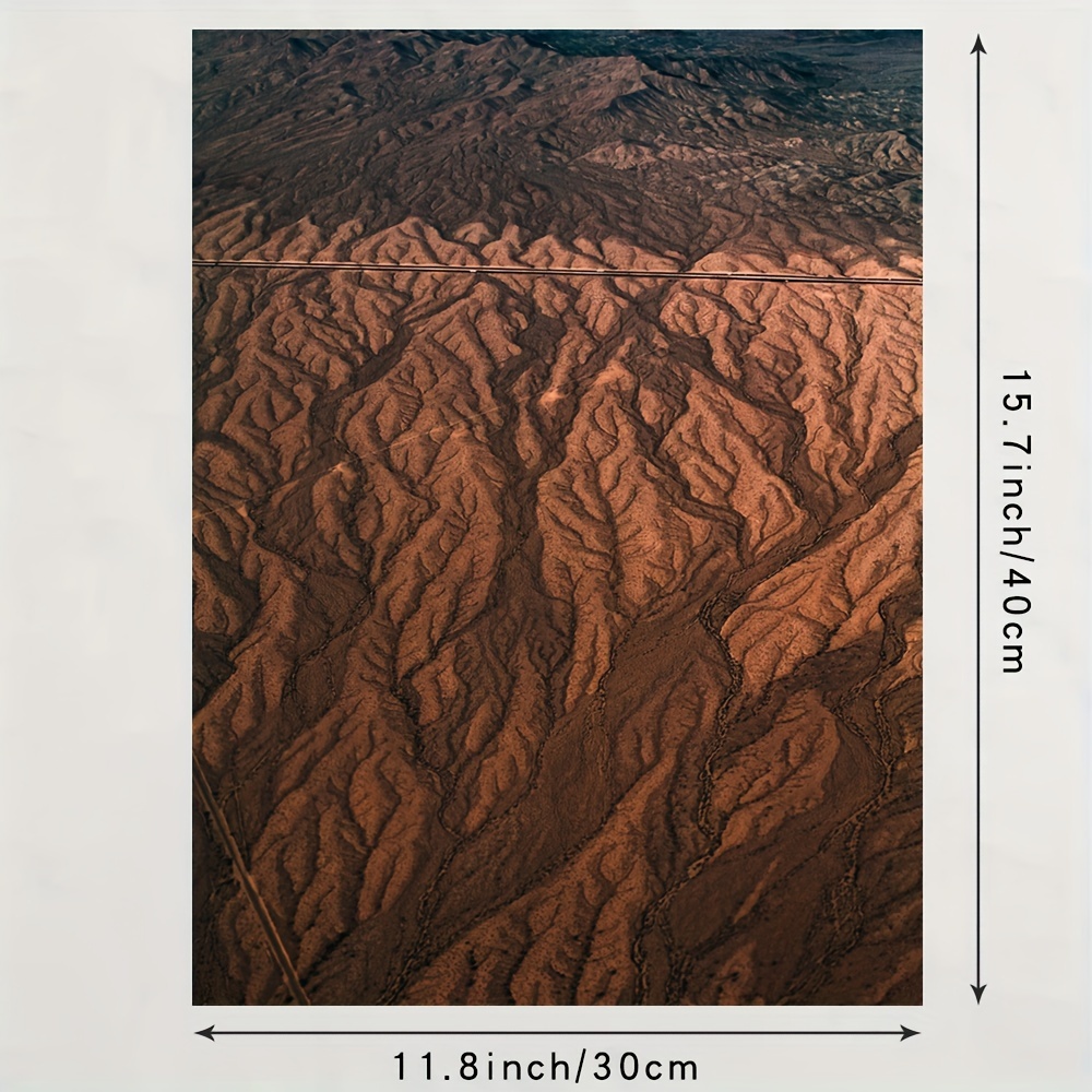 1 יחידה הרים ציור נוף טבעי פוסטר ציור שמן הדפסה קישוט קיר - Temu Israel