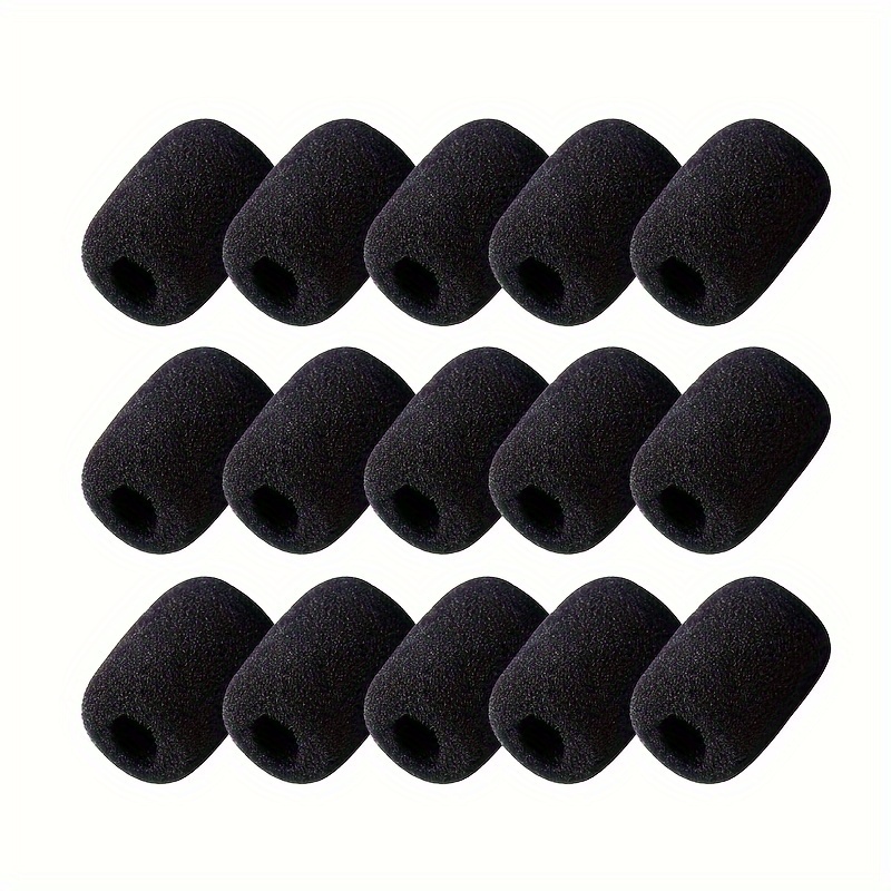 Mini Sponge Foam Microphone Windscreen Covers Collar Clip - Temu Moldova