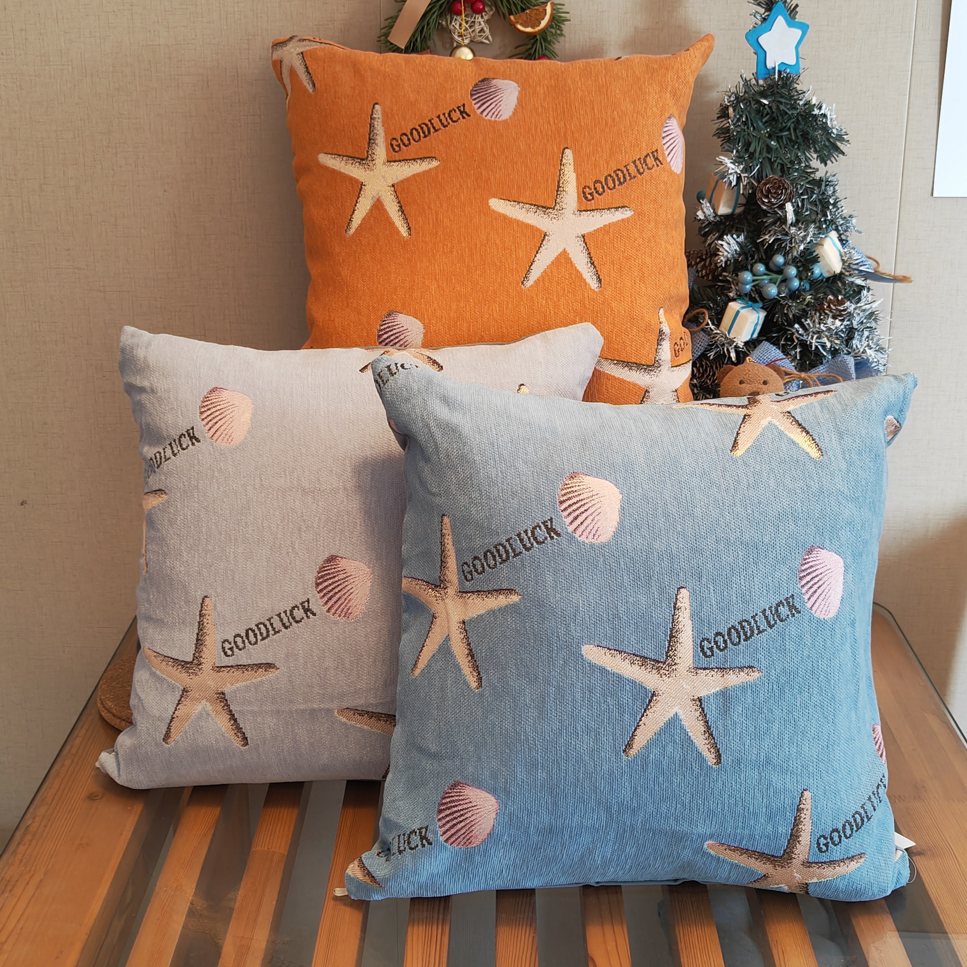 Shell Throw Pillow Cover Pillowcase. Starfish Cushion Case - Temu Australia