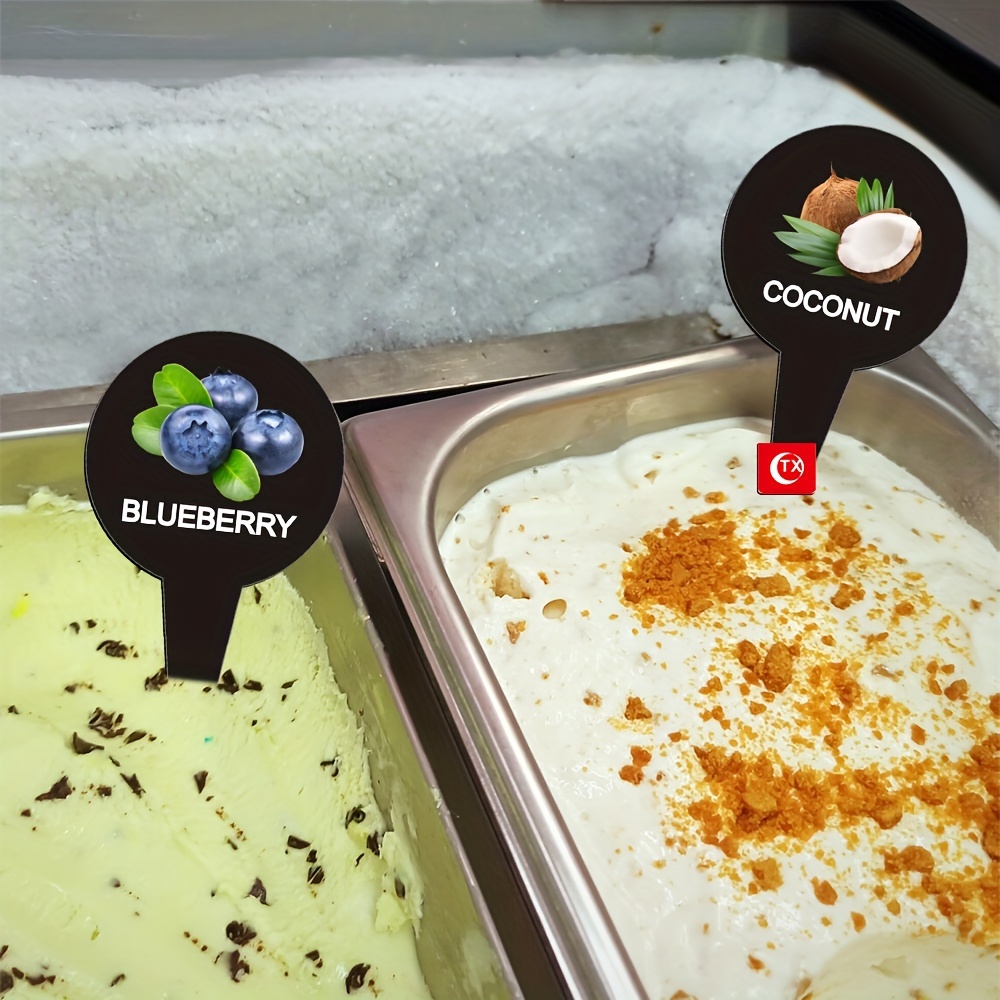 Summer Handmade Ice Cream Flavor Plate Acrylic Insert Plate - Temu Canada