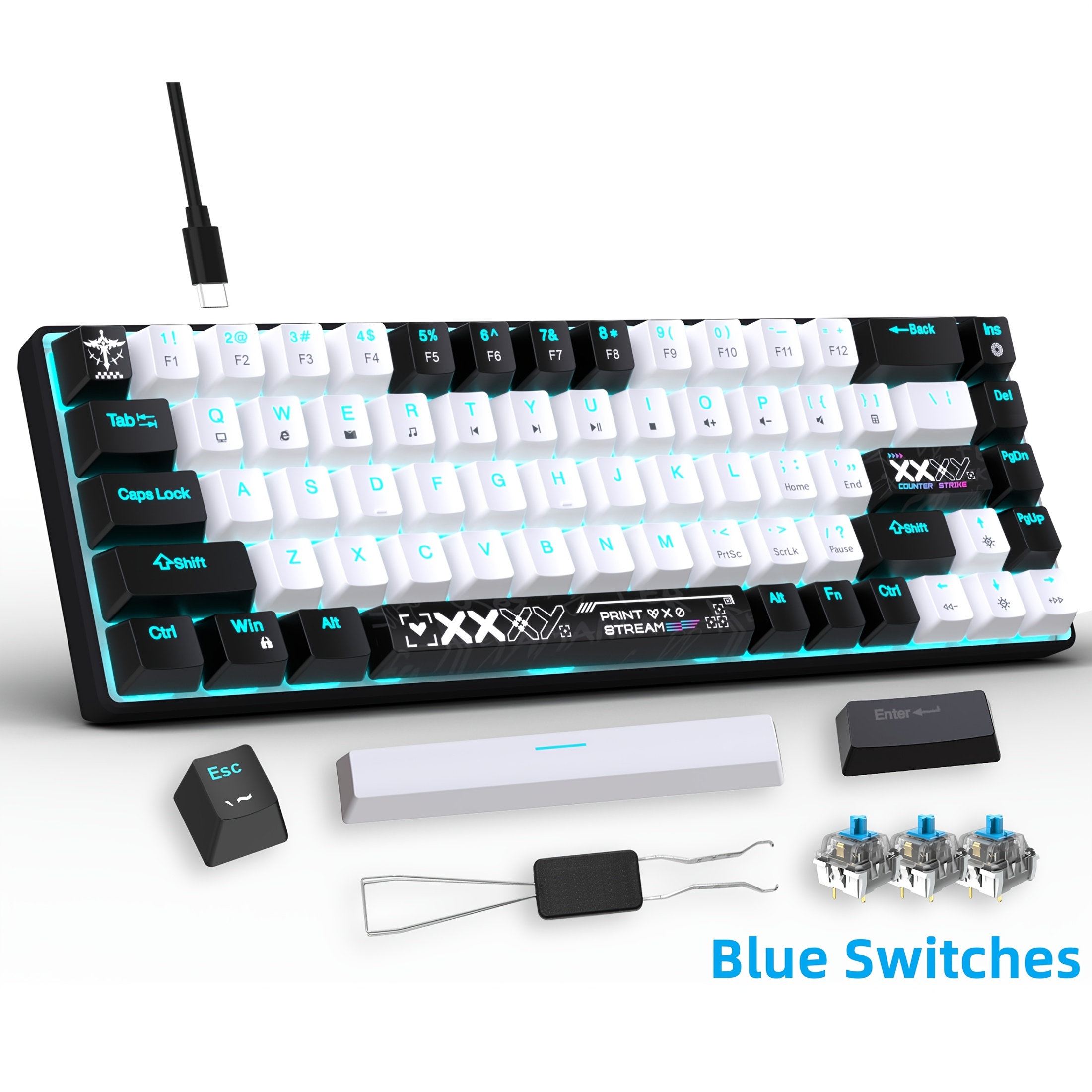 keyboards gaming sold on Temu Canada