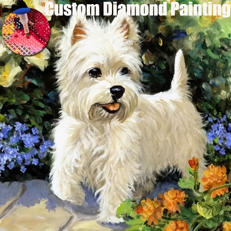 Custom Faux Diamond Painting Kits Full Drill Pet Memorial - Temu United ...