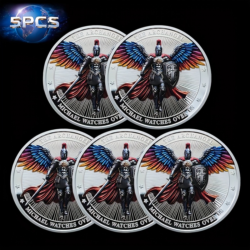 Archangel Michael The Challenge Coin Christian Coin Bible Police ...