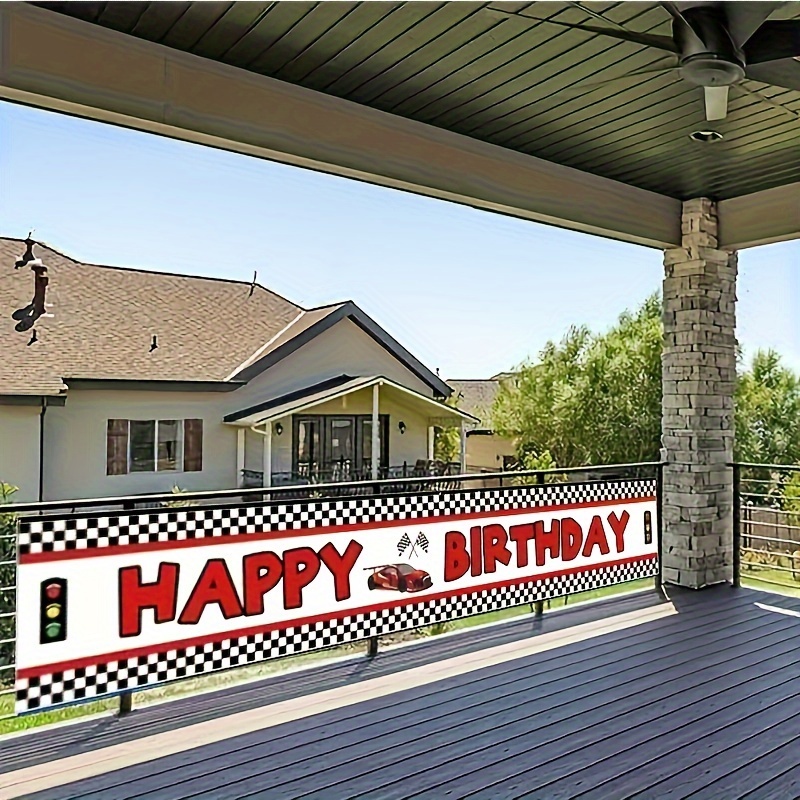 Racing Banner Themed Party - Temu