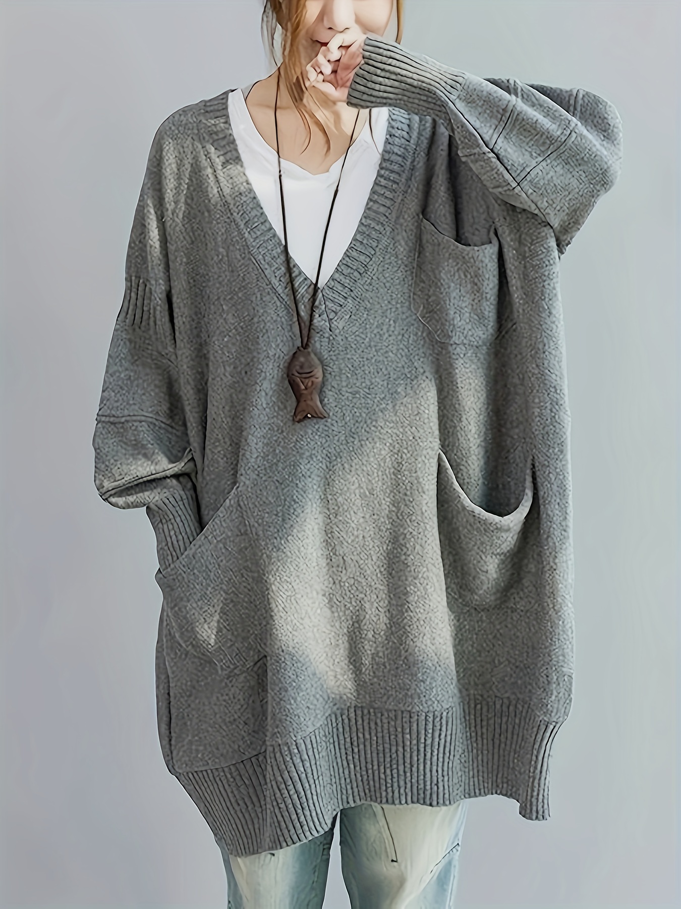 plus size sweaters sold on Temu United States