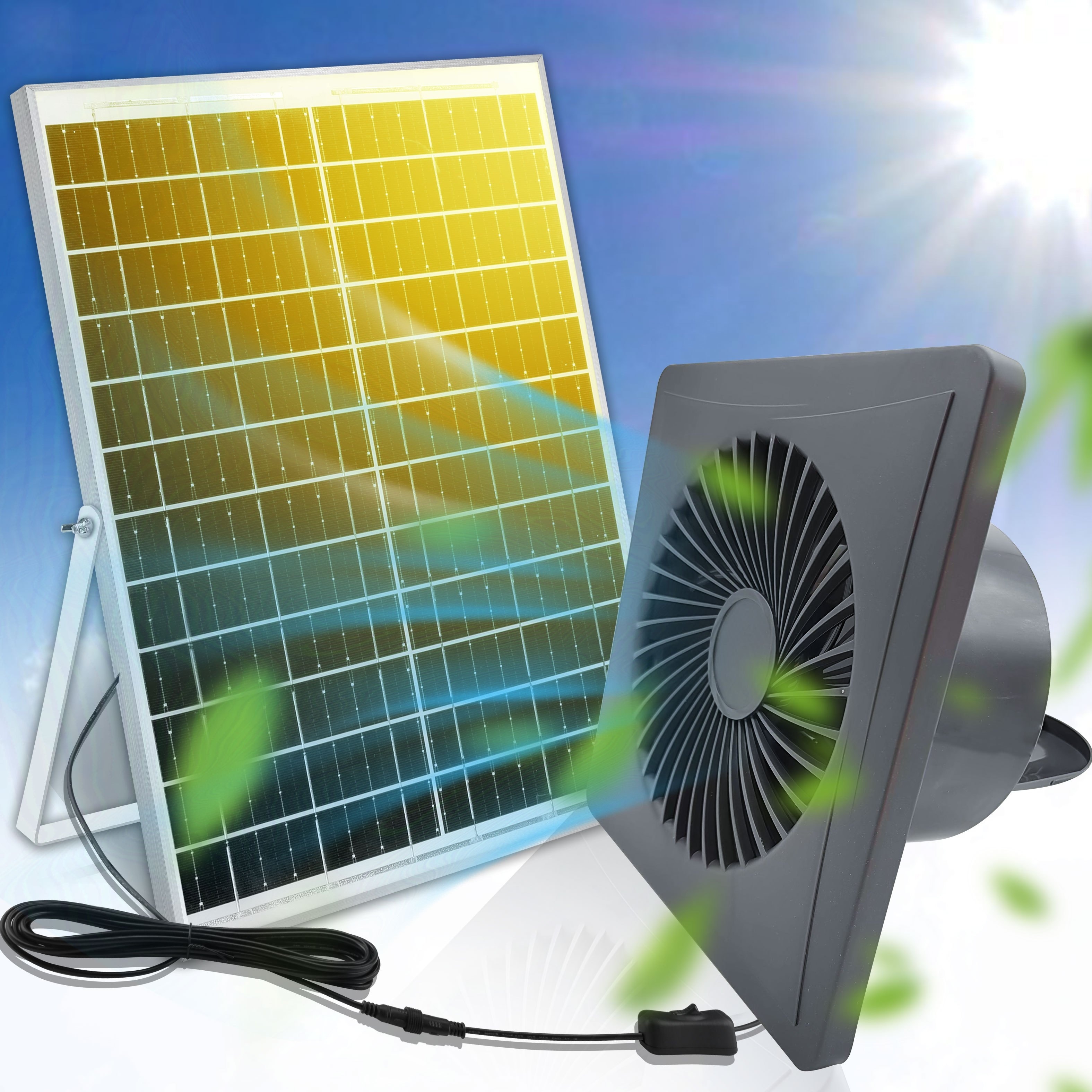 solar bathroom exhaust fan - Cyprus