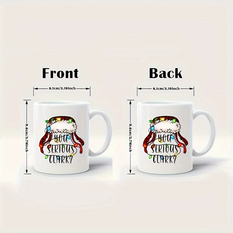 Serious Pattern Ceramic Water Mug Drinking Cup Novelty - Temu New Zealand