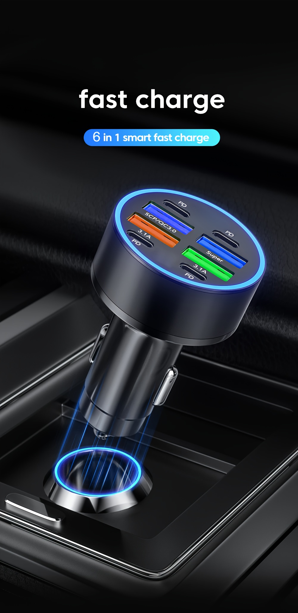 Multi port Adapter Qc3.0 Pd Usb Type B Female - Temu Canada