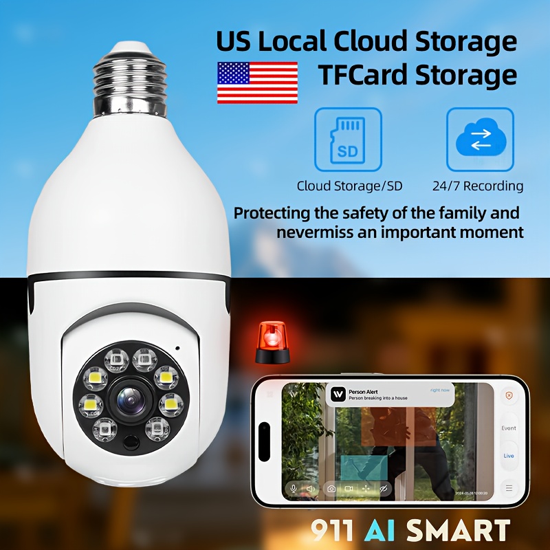 security cameras sold on Temu United States