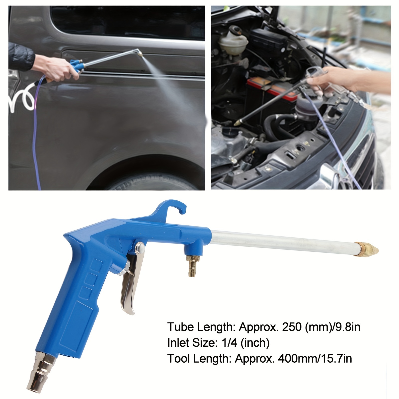 Air Blow Cleaning Tool Pneumatic Engine Cleaning Gun - 1/4 Inch Air ...