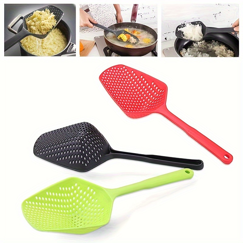 Plastic Food Strainer Long Handle – Durable Draining Scoop - Temu